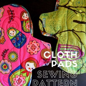 SEWING PATTERN - Cloth Menstrual Pads - Easy Sewing Tutorial to Make ...