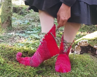 CROCHET Woodland Pixie Boots PATTERN, Slippers for the Whole Family ...