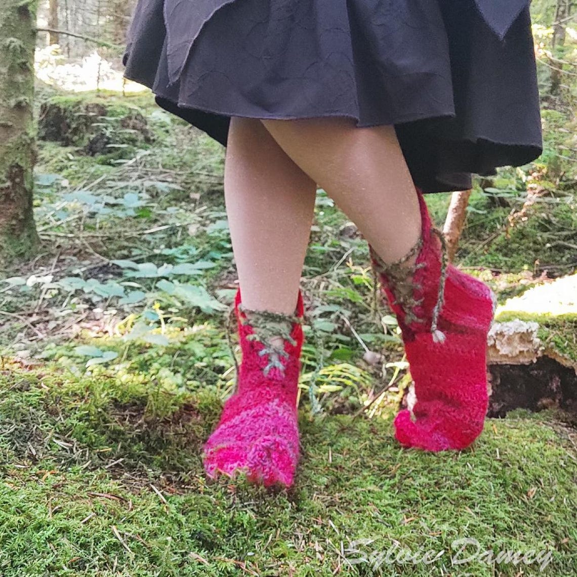 CROCHET Woodland Pixie Boots PATTERN, Slippers for the Whole Family ...