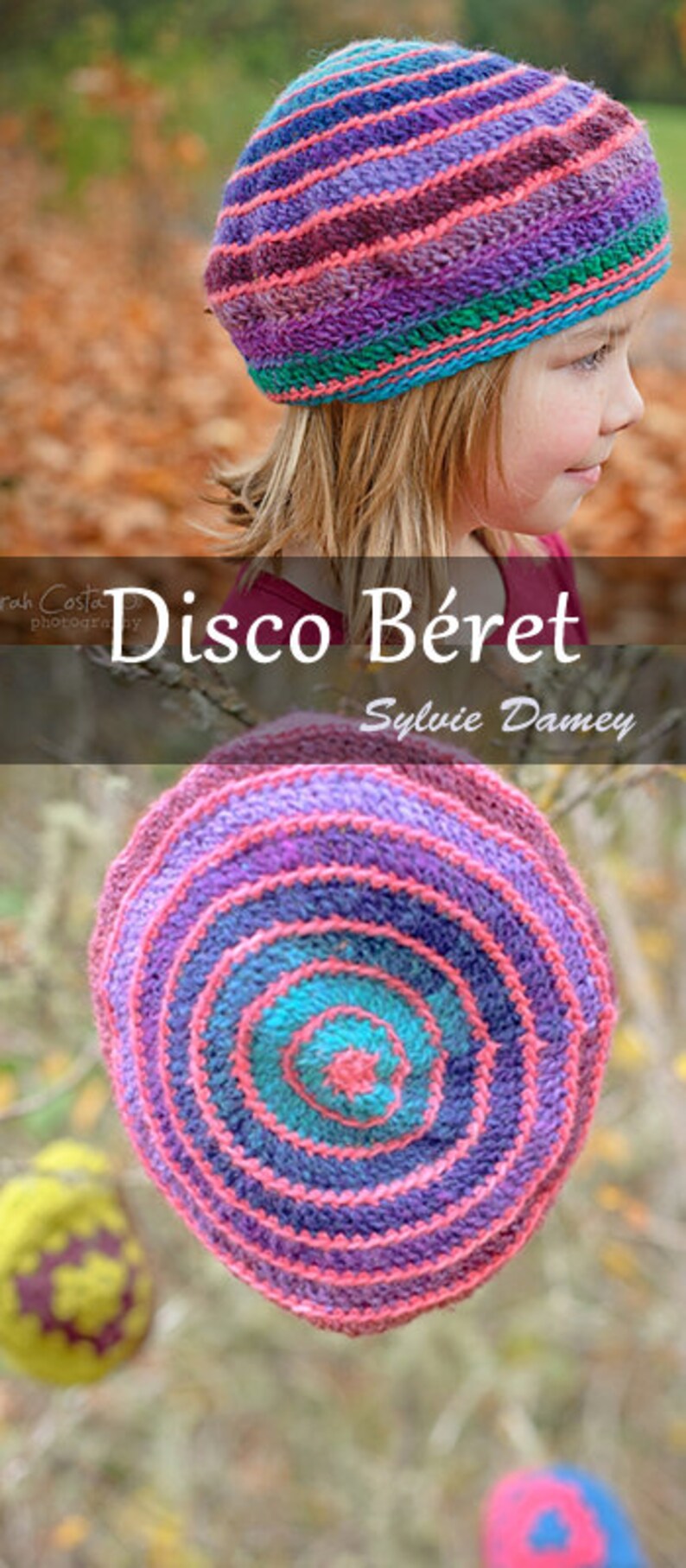 Béret Disco patron de crochet en pdf pour bonnet adulte / ado - Etsy France