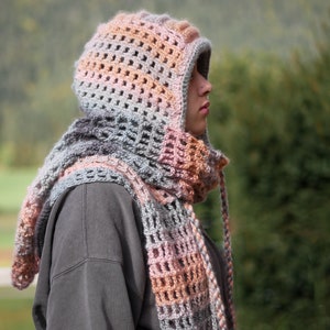 CROCHET Post Apocalyptic Hood PATTERN in Pdf, Wastelander Hood ...