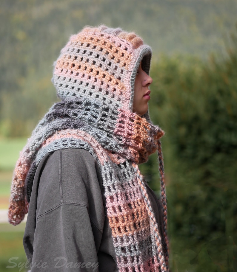 CROCHET Post Apocalyptic Hood PATTERN in Pdf, Wastelander Hood ...