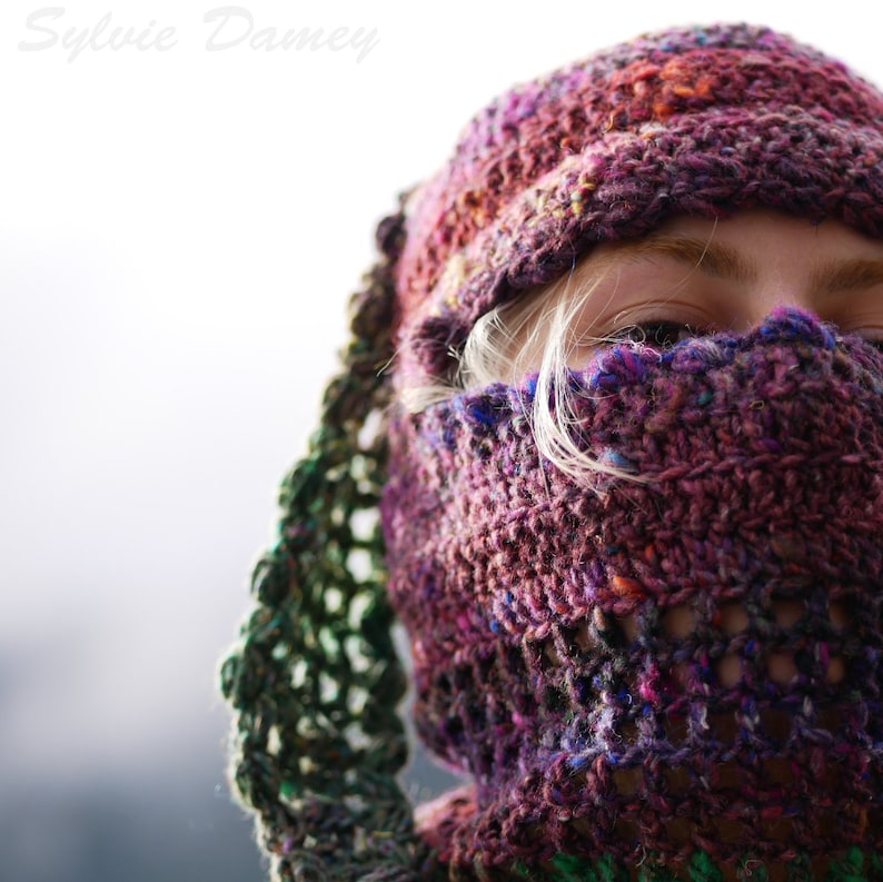 CROCHET Balaclava PATTERN lapin Hood With Long - Etsy