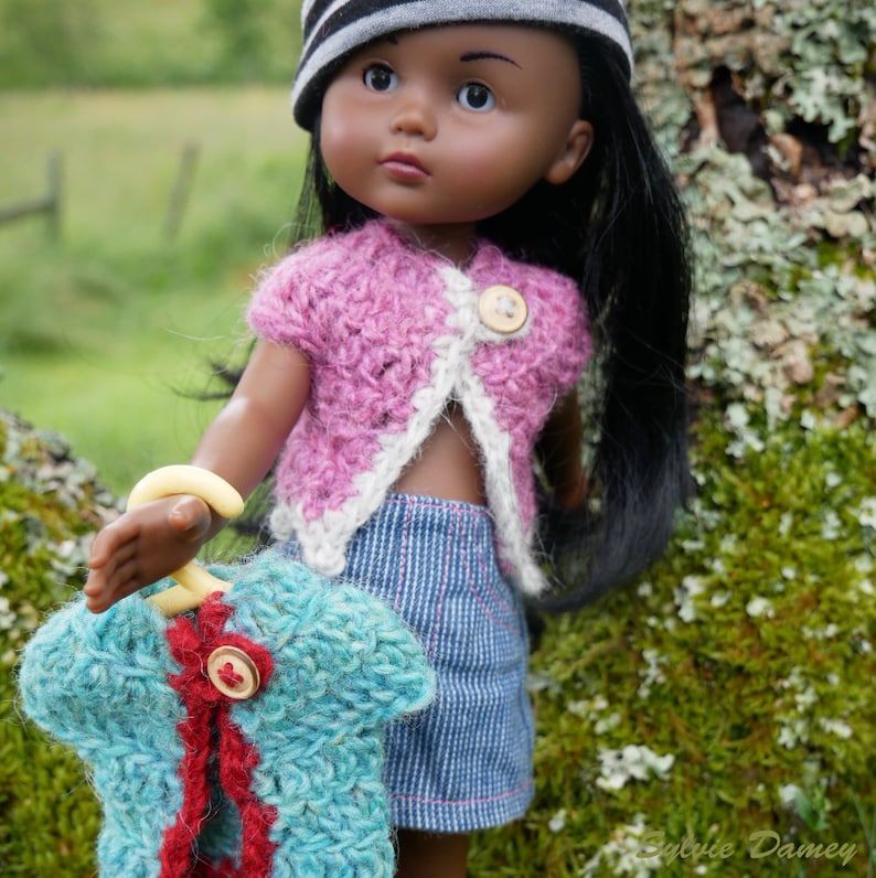 CROCHET PATTERN Mini Cardigan for BEGINNERS or Dolls | Etsy