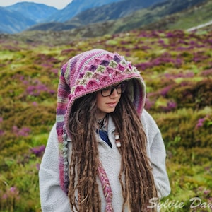 CROCHET PATTERN, Fae Elf Hood, "lauwis Dragon" Pixie Hood Crochet ...