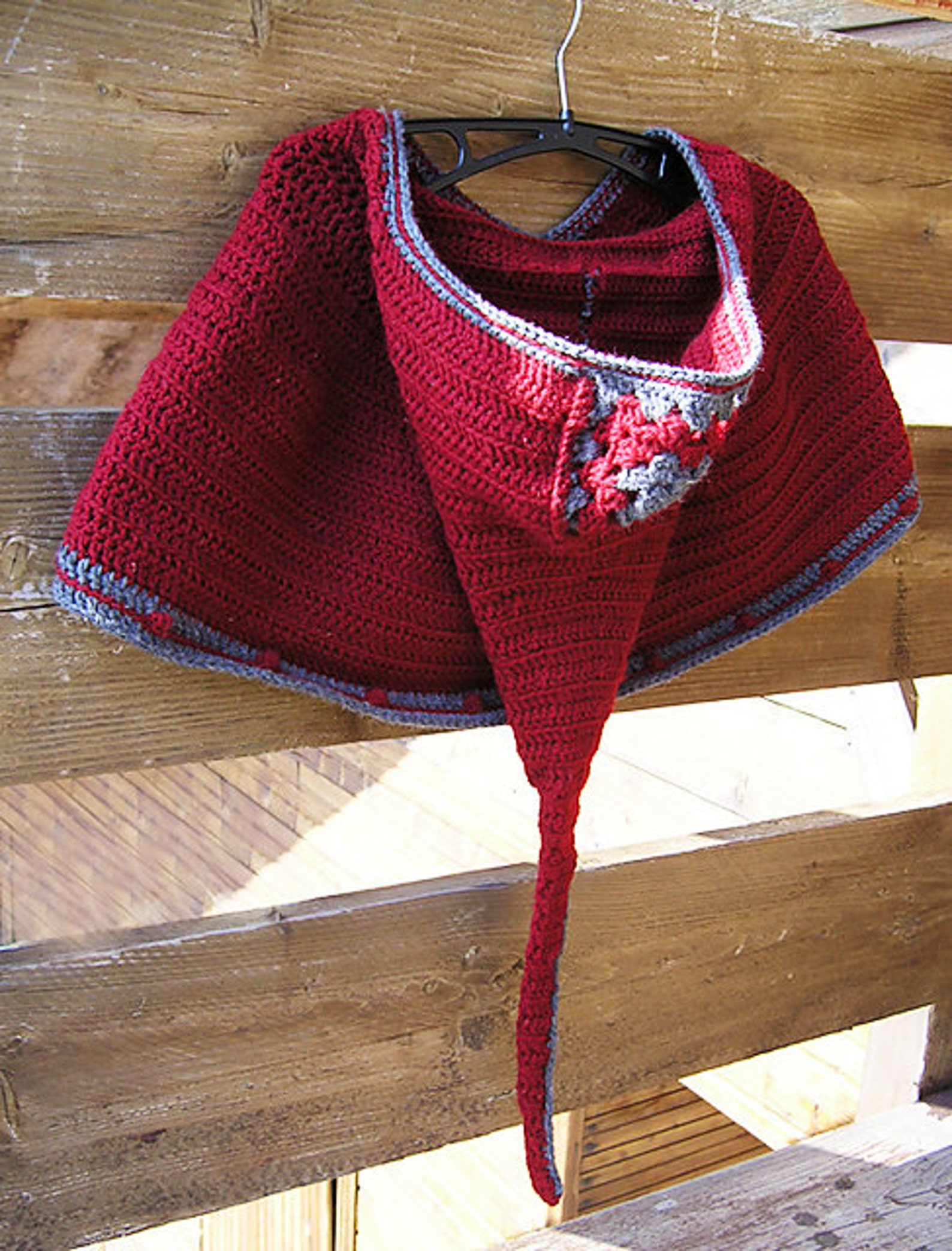 Jehanne Hooded Capelet PDF Crochet Pattern Long Goblin | Etsy