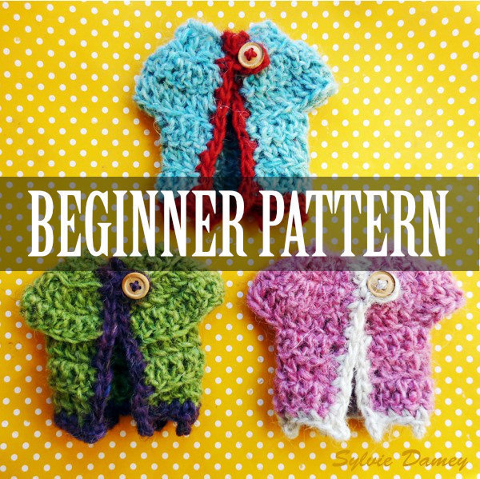 CROCHET PATTERN Mini Cardigan for BEGINNERS or Dolls | Etsy