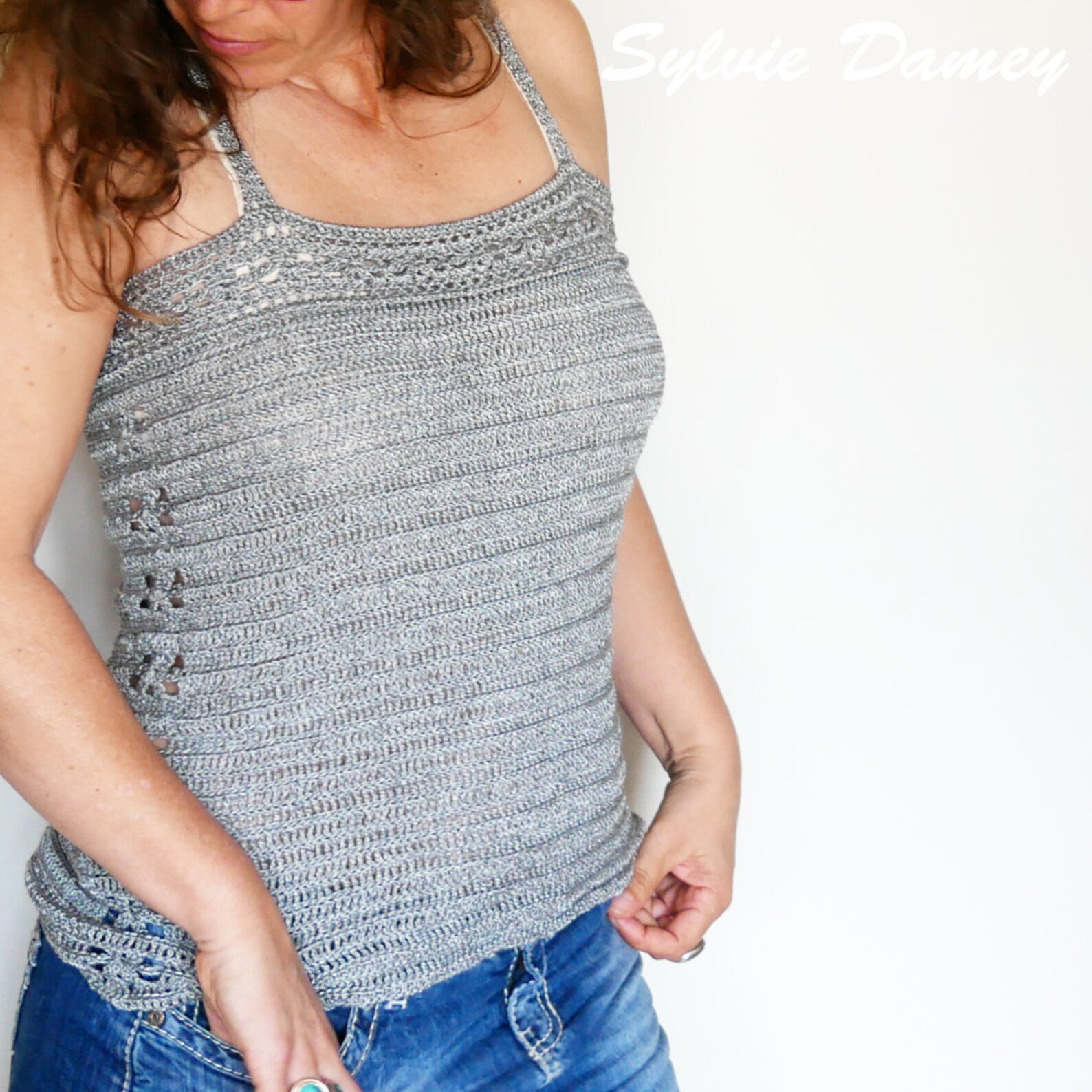 CROCHET PATTERN: summer camisole Lucioles top instructions | Etsy