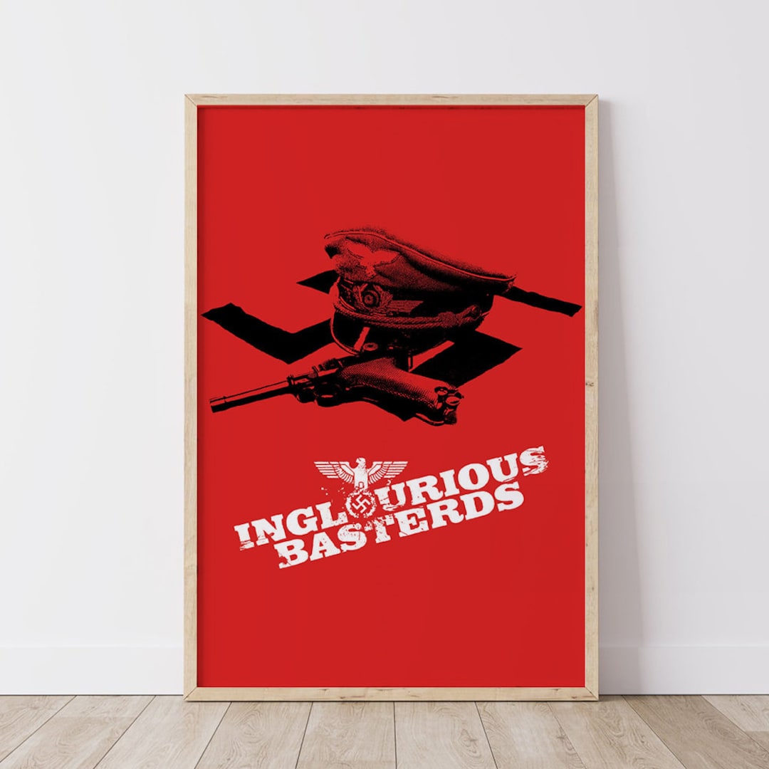 Inglourious Basterds Movie Poster/ Vintage Poster / Wall Art Poster ...