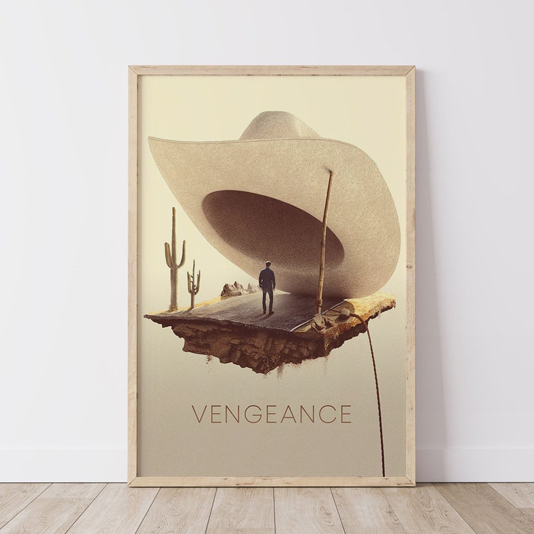 Vengeance Movie Poster/ Vintage Poster / Wall Art Poster / Film Fan ...
