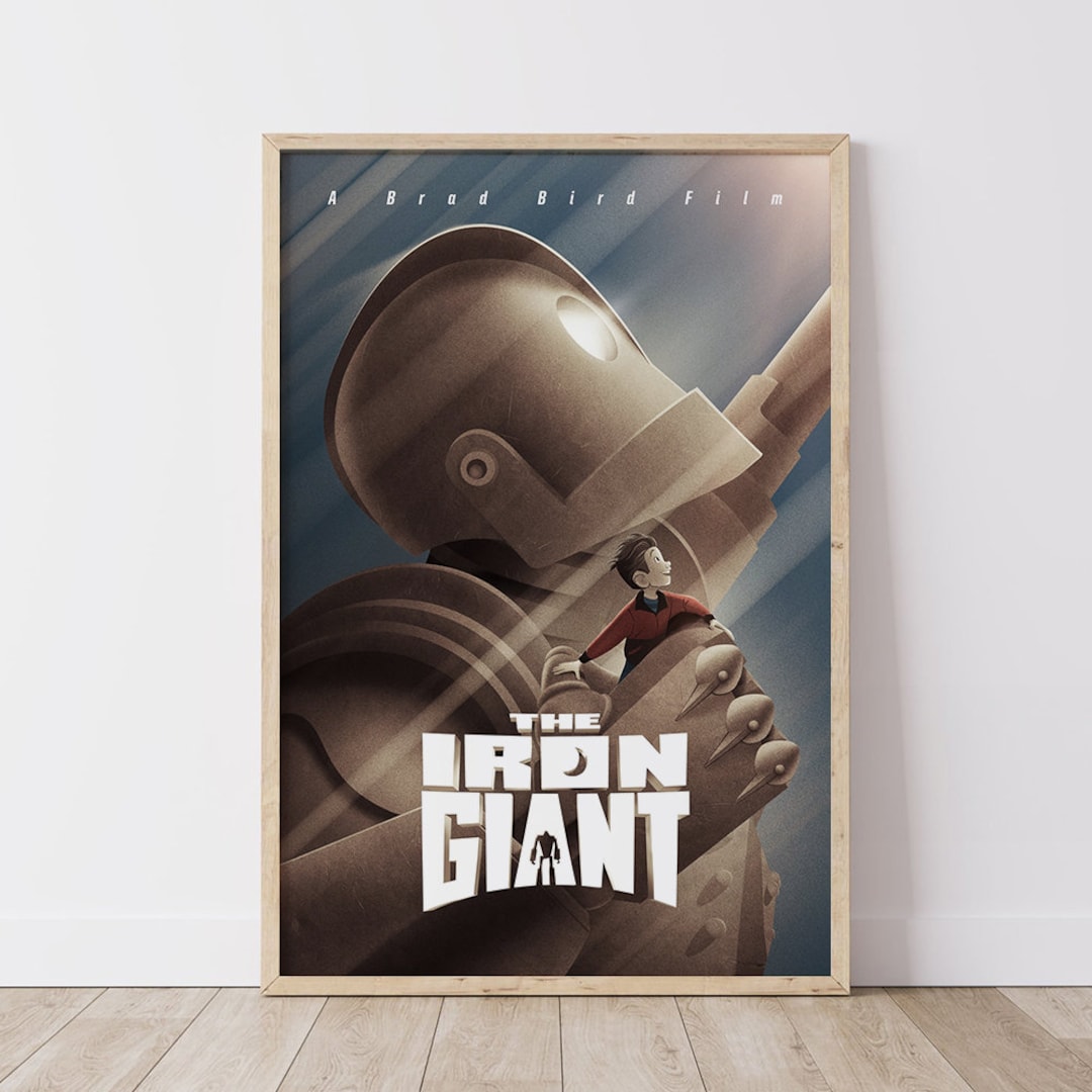 The Iron Giant Movie Poster/ Vintage Poster / Wall Art Poster / Film ...