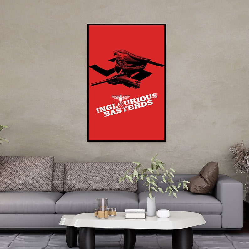 Inglourious Basterds Movie Poster Vintage Poster Wall Art Poster 6918