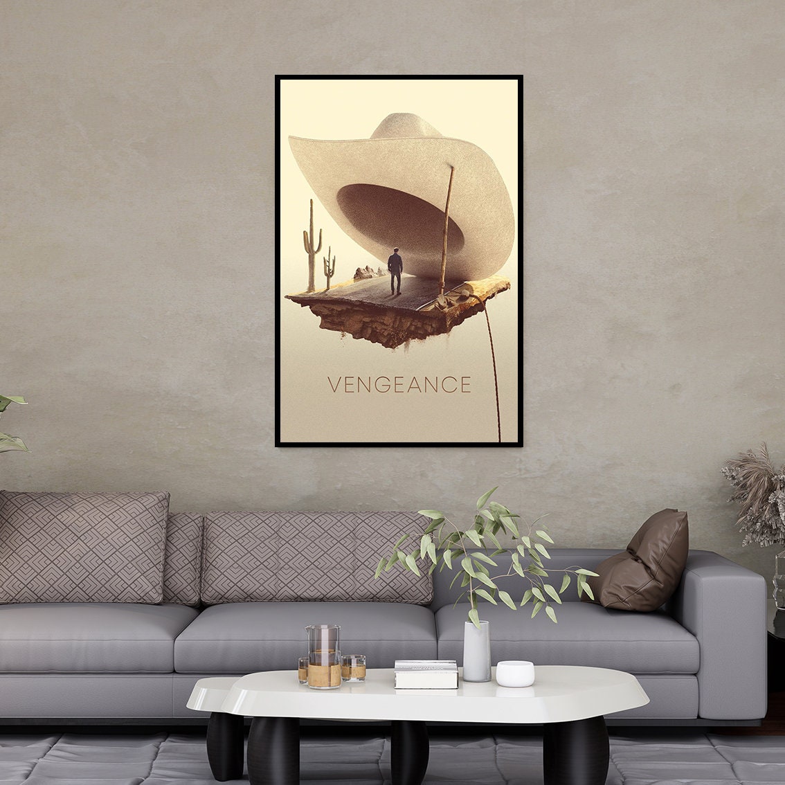 Vengeance Movie Poster/ Vintage Poster / Wall Art Poster / Film Fan ...