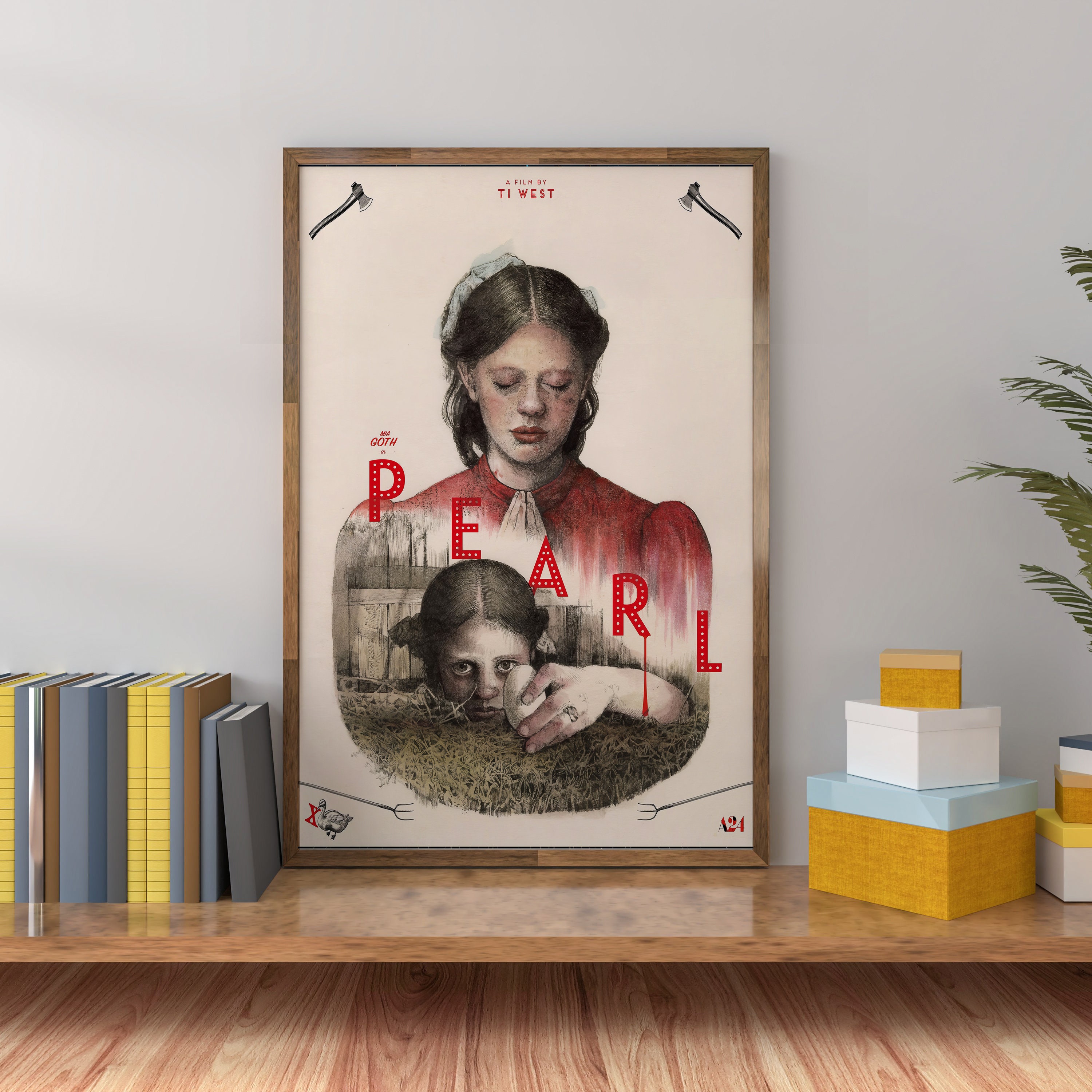 Pearl Movie Poster/ Vintage Poster / Wall Art Poster / Film Fan ...