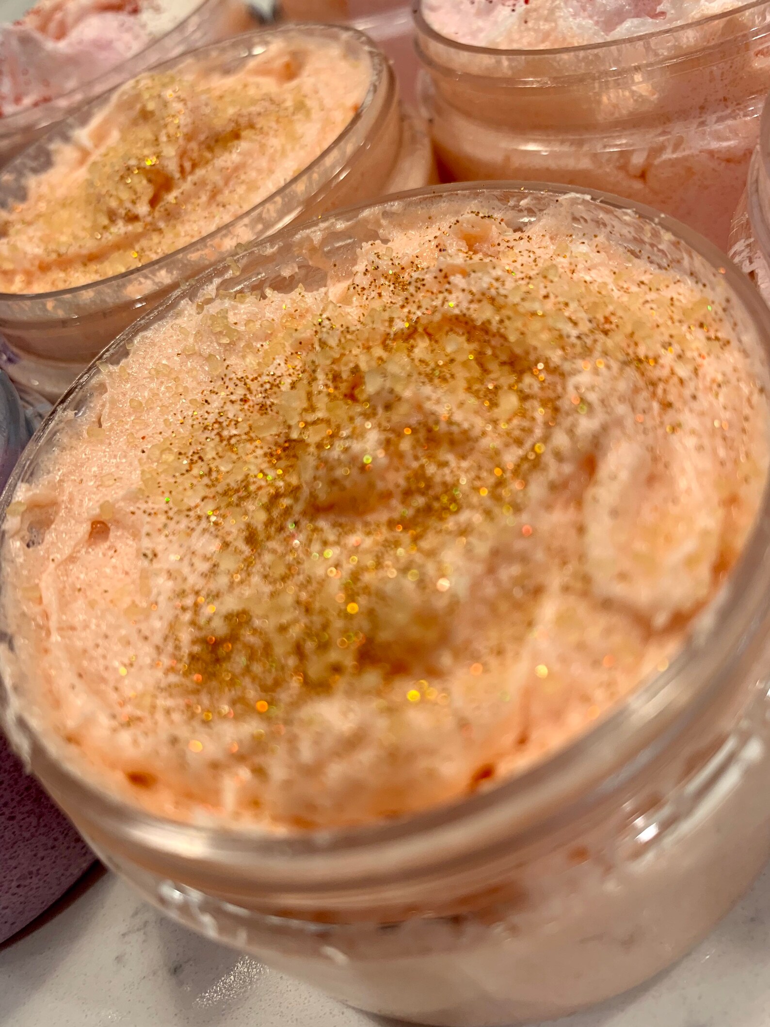 Peach Nectar Foaming Sugar Body Scrub 4oz. Peach Nectar Body - Etsy