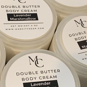 Snow Cake Type Double Butter Body Cream 4 Oz. Vegan Hand Cream. Almond ...