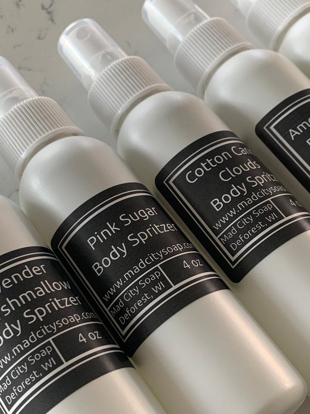 4 Oz Body Spritzer Moisturizing Body Spray Custom Scented - Etsy