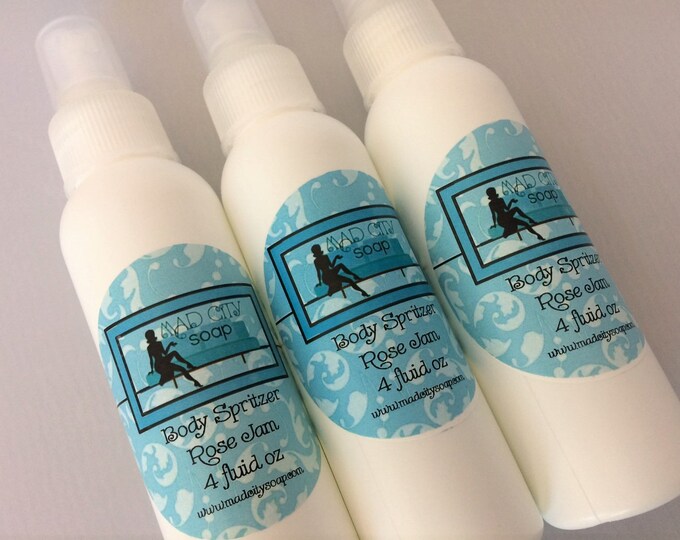 4 Oz Body Spritzer Moisturizing Body Spray Custom Scented - Etsy