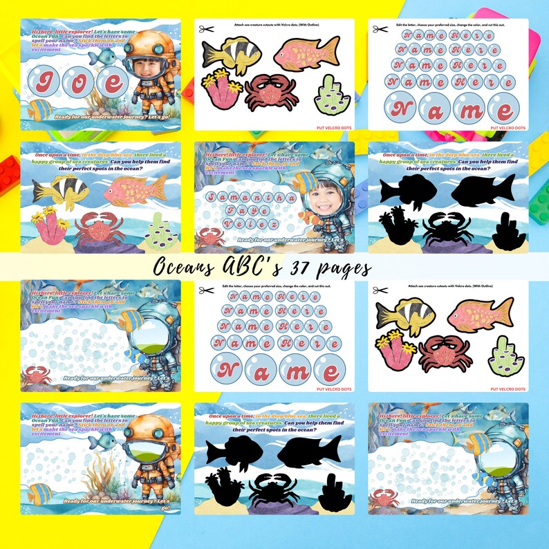 4 Busy Books Templates Toddler Printable Learning Book Educational Kids ...