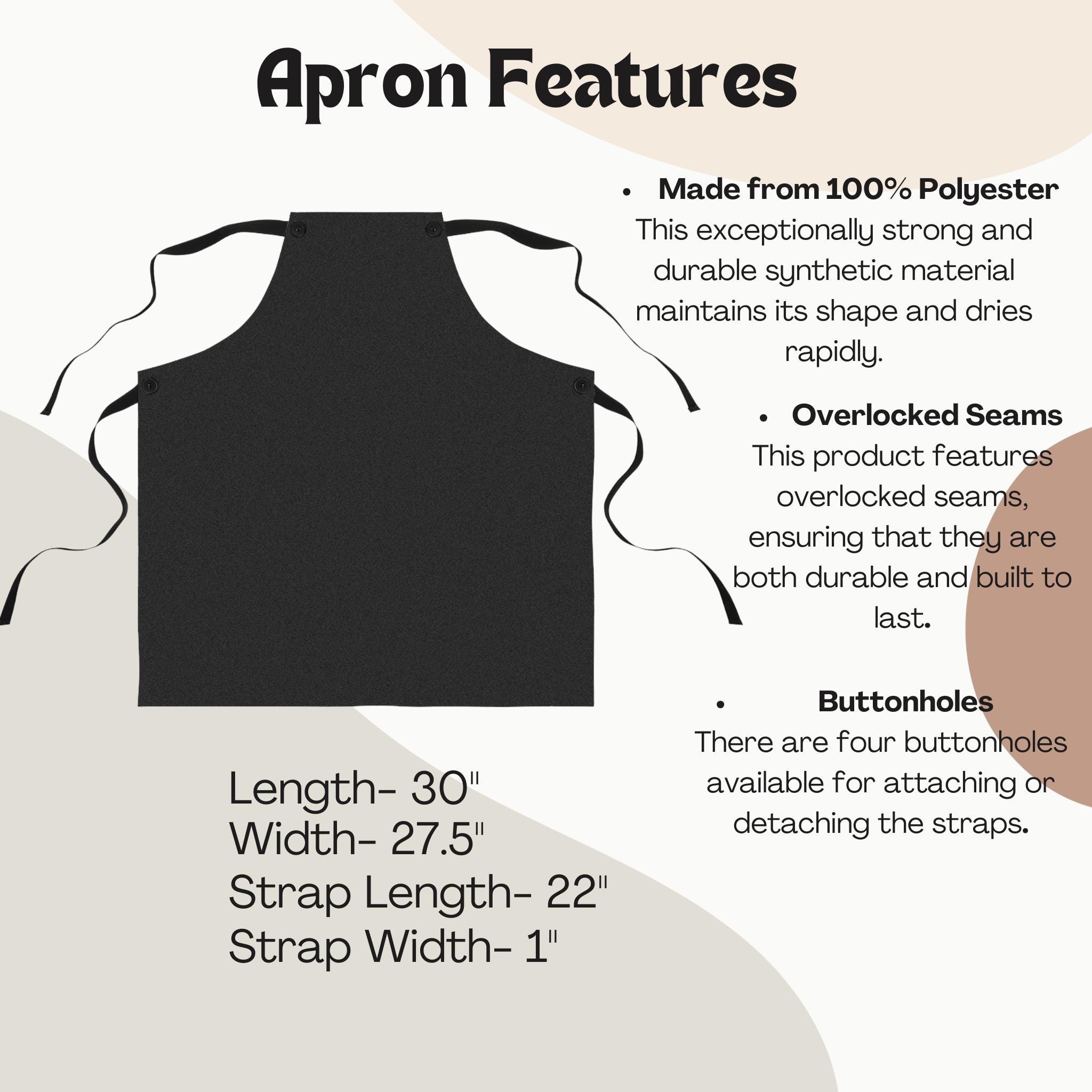 Botanical Garden Apron, Wildflower Tulip Rose Bee Butterfly Floral ...