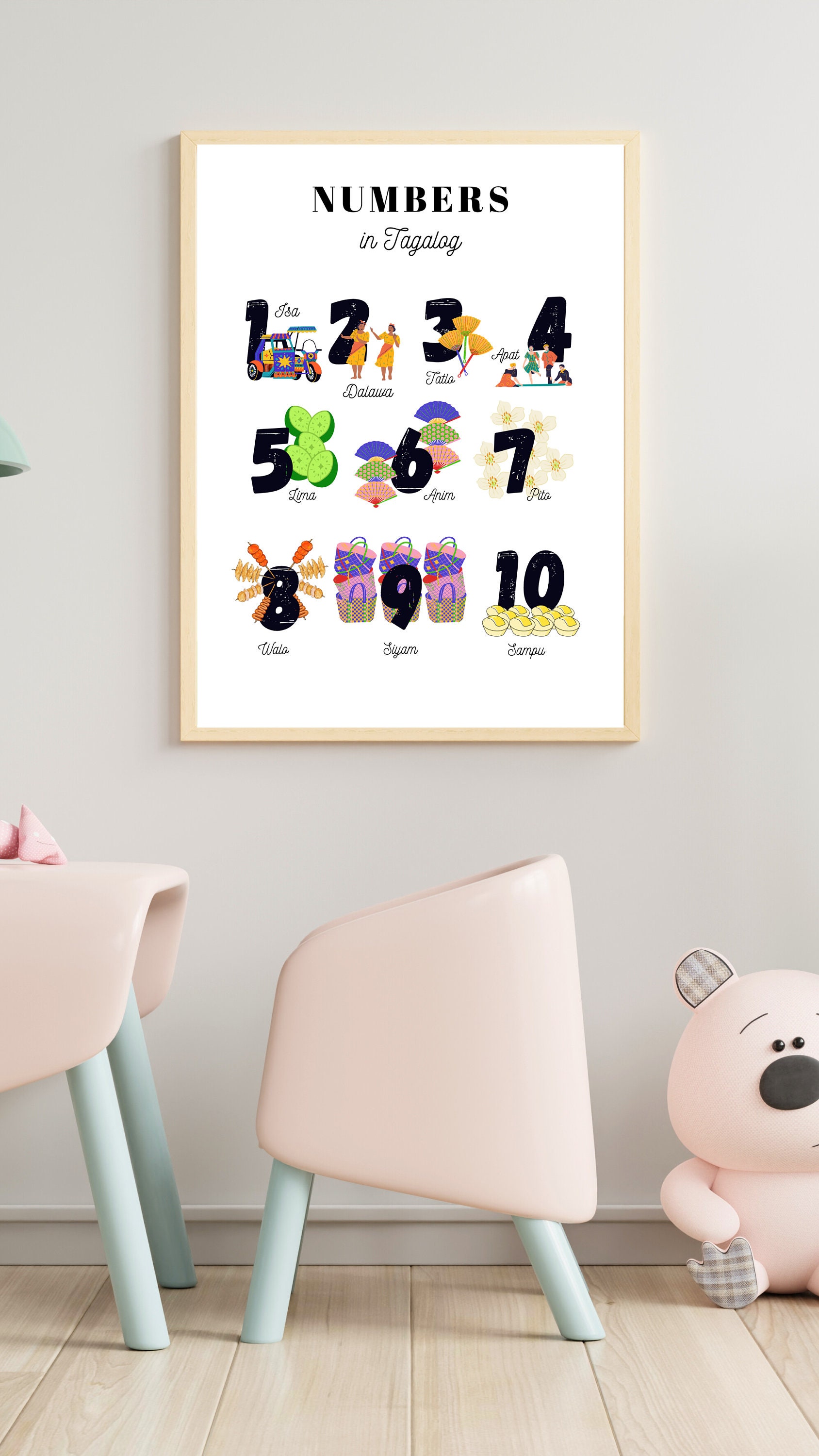 Updated Printable Educational Filipino Numbers Chart Instant Download ...