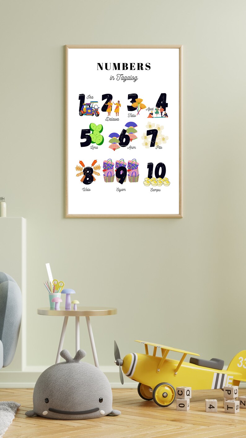 Printable Filipino Numbers Chart Instant Download - Etsy