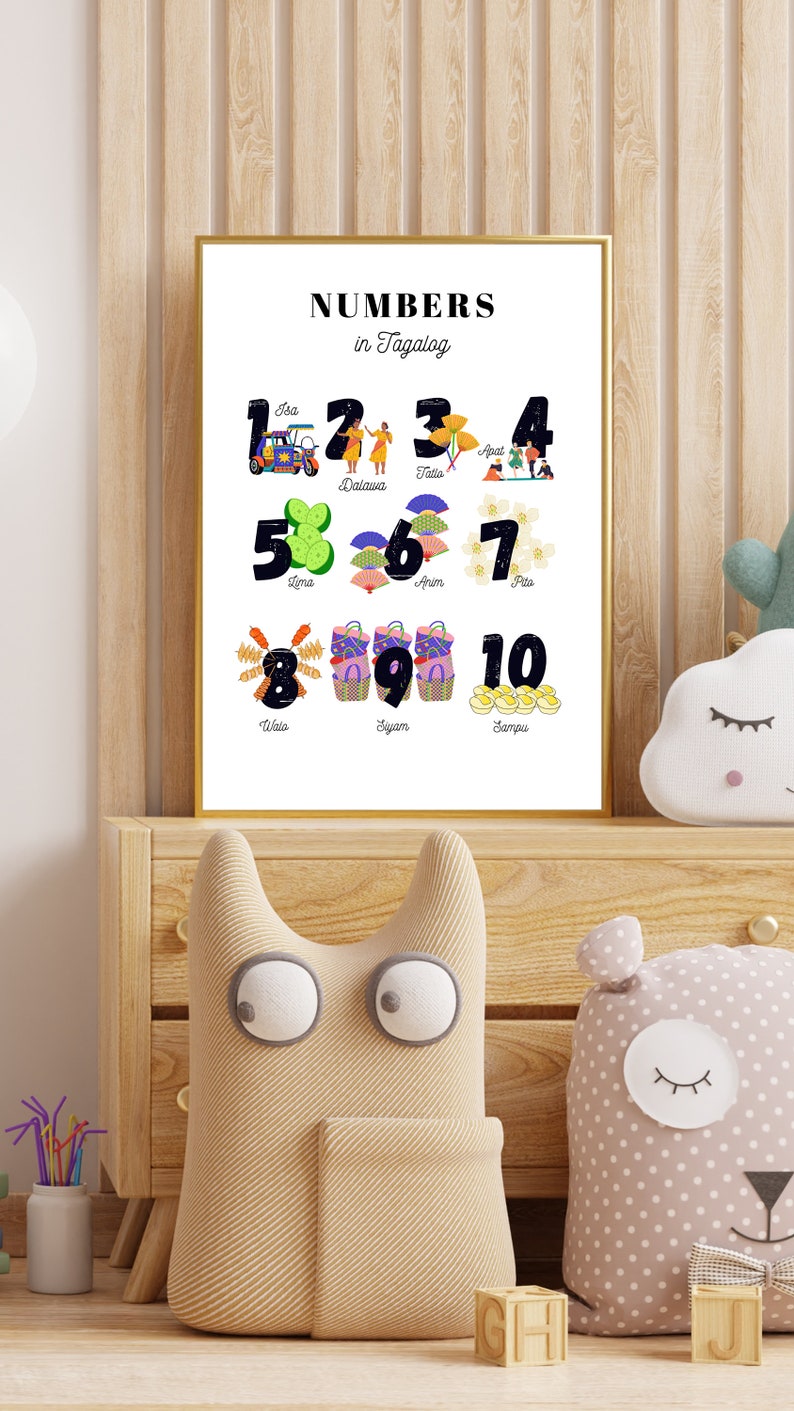 Printable Filipino Numbers Chart Instant Download - Etsy