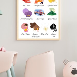 Printable Filipino Kids Colour Chart Instant Download - Etsy