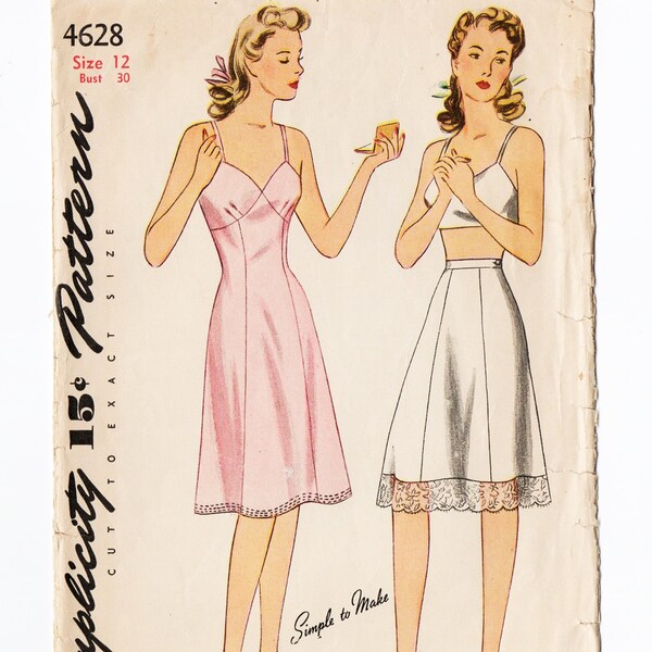 Full Slip Pattern - Etsy