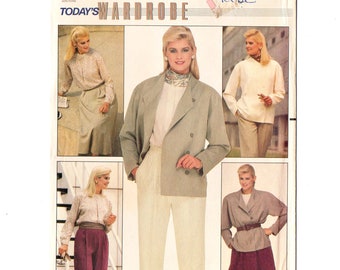 1980s Simplicity 6318 Vintage Sewing Pattern Misses - Etsy