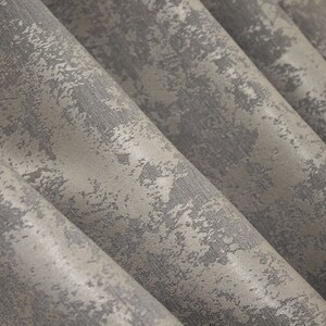 Coffee-gray Color Jacquard Curtains, Luxury Designer Panel for Bedroom ...