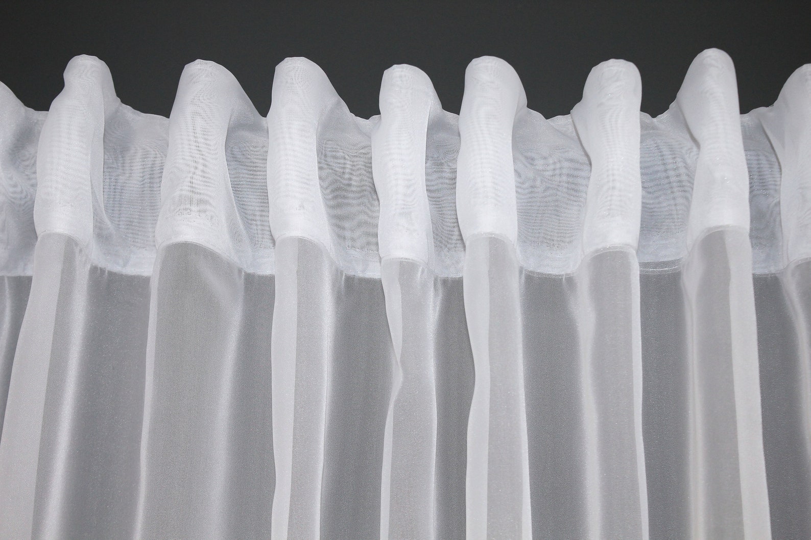 Sheer Chiffon Curtain Panels, Transparent Window Covering, Airy Sheer ...