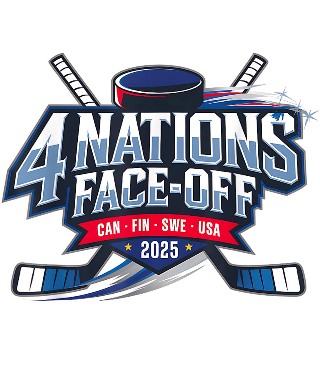 4 Nations Face-off Svg and Png, 4 Nations Face-off 2025 Svg and Png ...