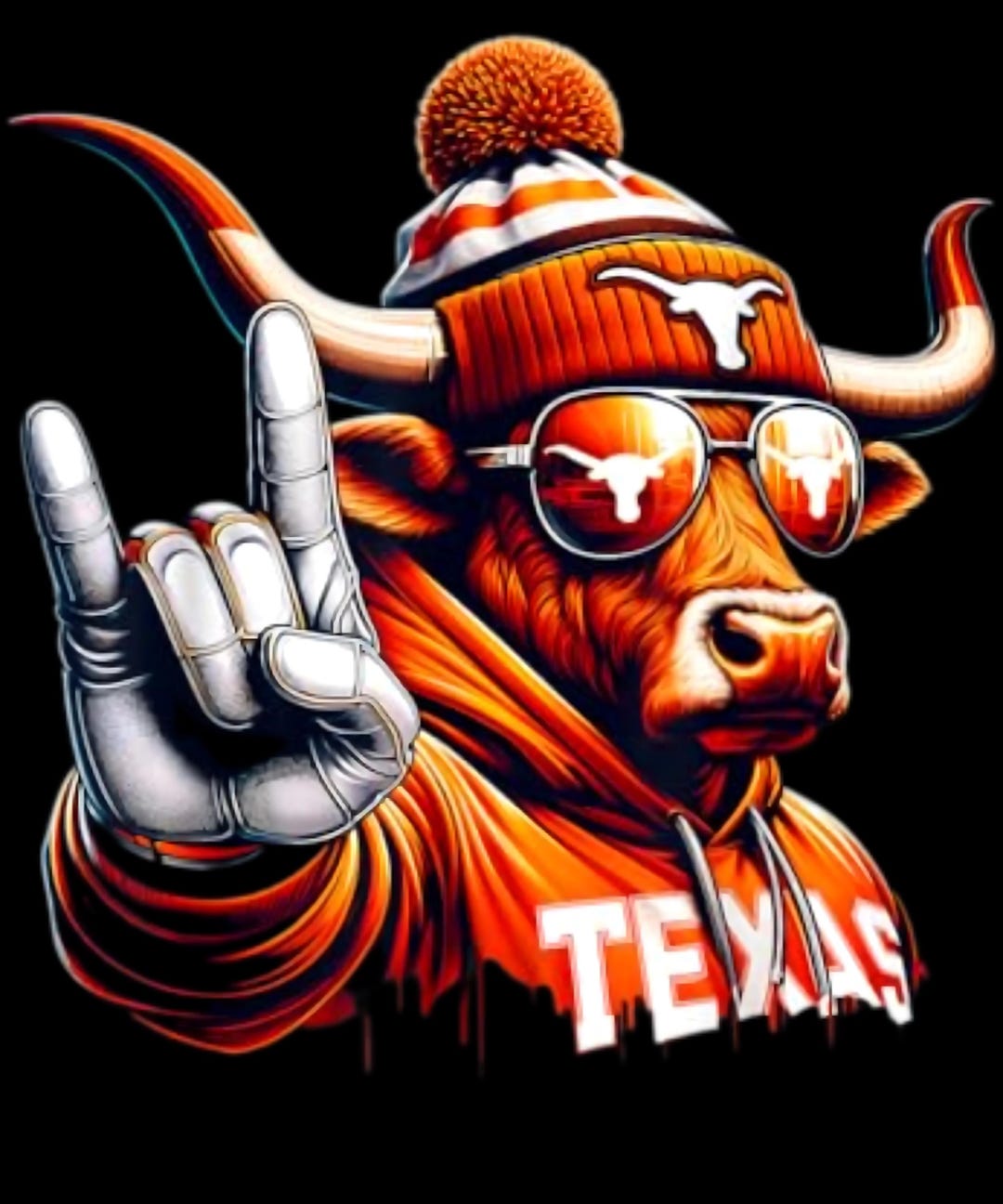 Texas Longhorn Game Day Sublimation Design PNG, Longhorns Mascot ...
