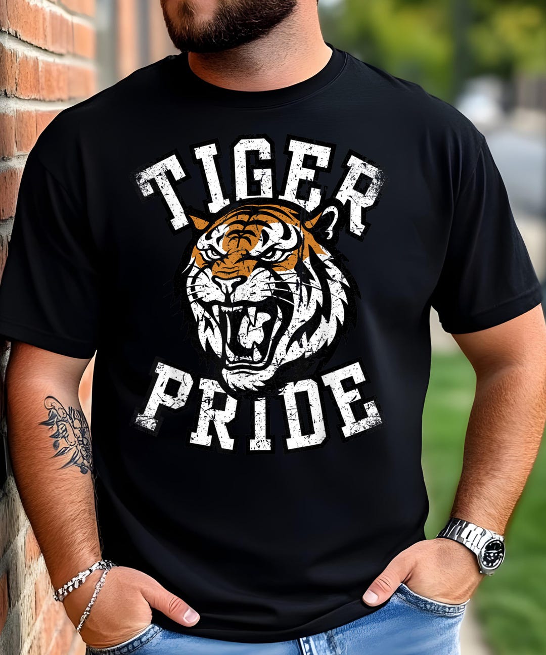 Tiger Mascot Camo PNG and SVG Tigers Pride Sublimation Design Tiger Head Shirt Graphic Camo ...