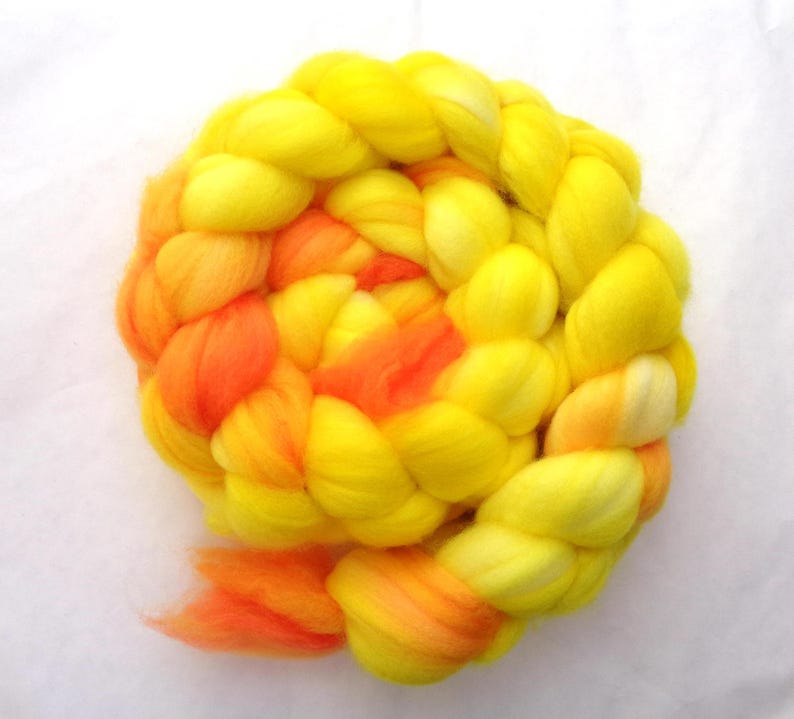 Superwash Handpainted Merino Spinning Fiber 100g/3.5oz - 19 Micron ...