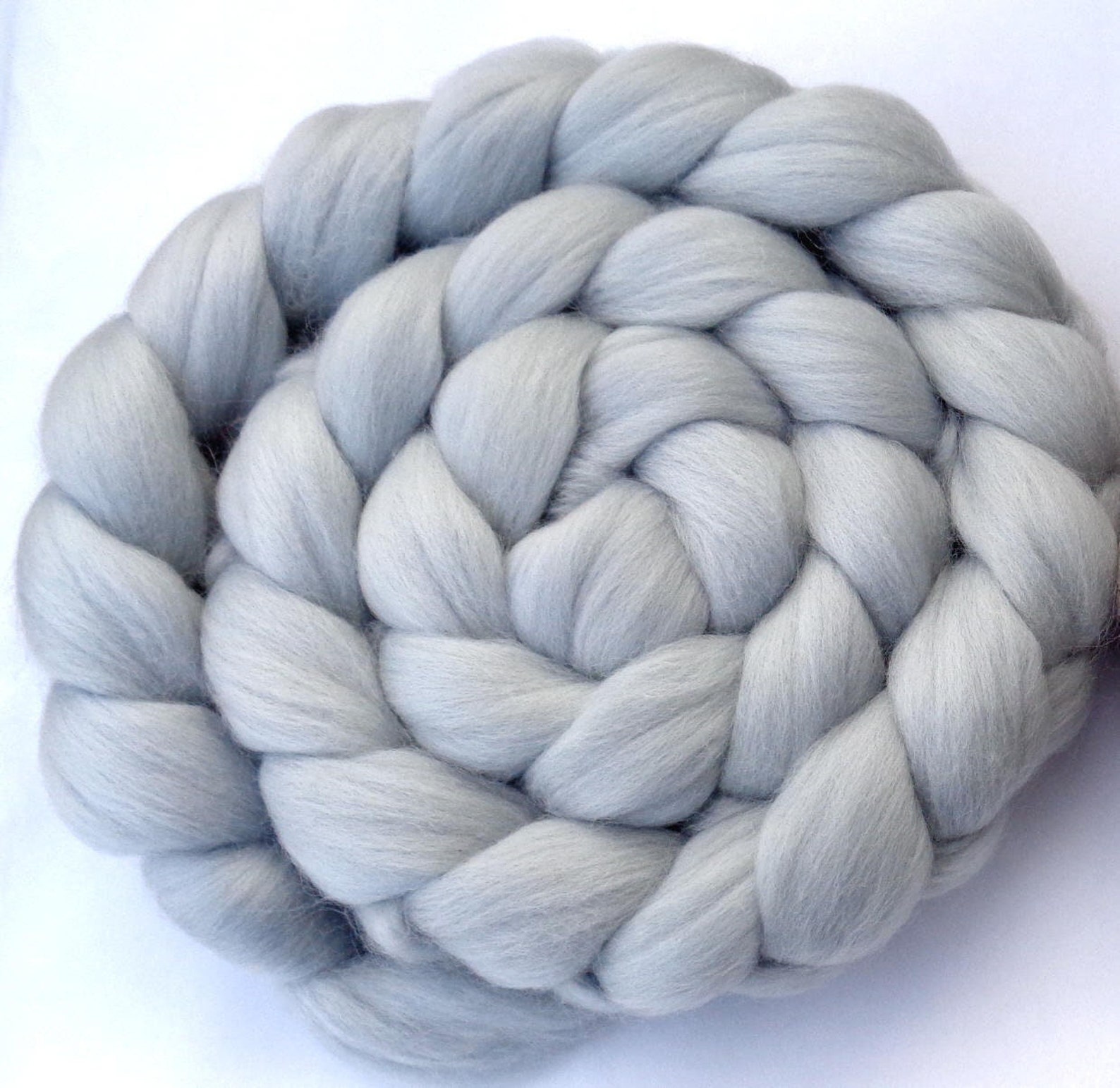 Light Grey Merino Wool Roving 20 Micron Spinning and Felting - Etsy