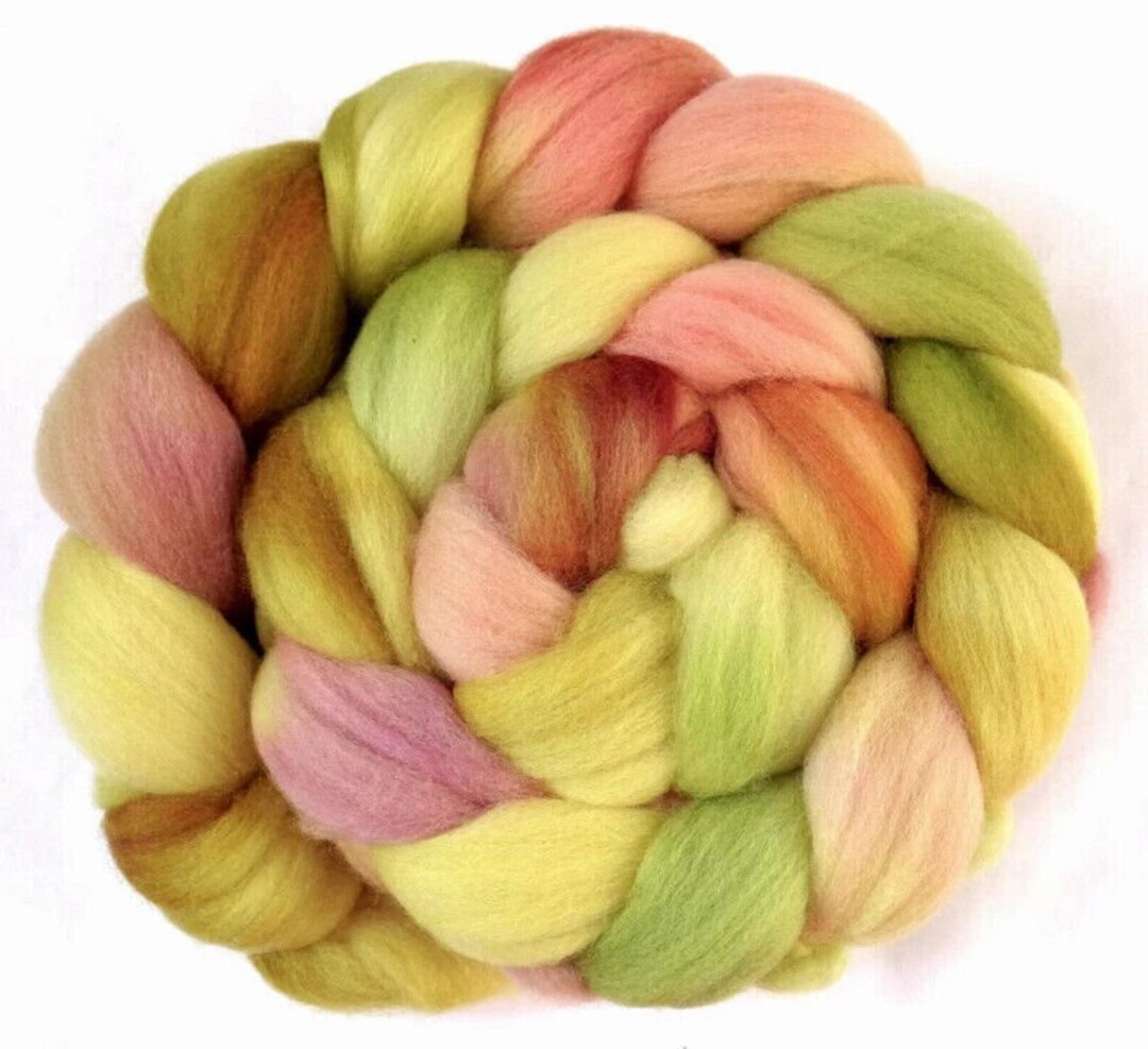 Unspun Hand Painted Super Soft Polwarth Wool Fiber for Spinning/wet ...