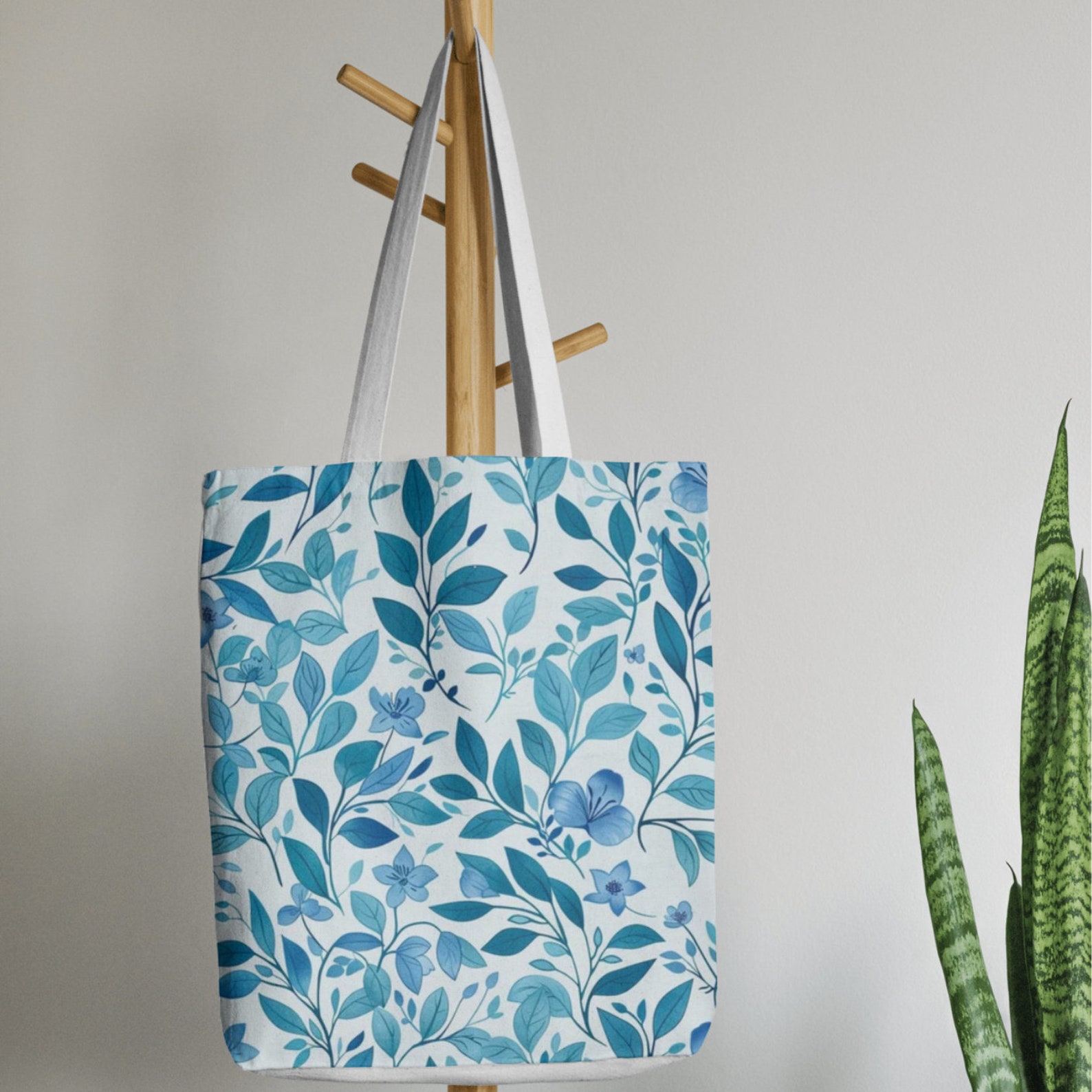 Blue Floral Water Color Digital Paper blue Tone 20 Seamless Romantic ...