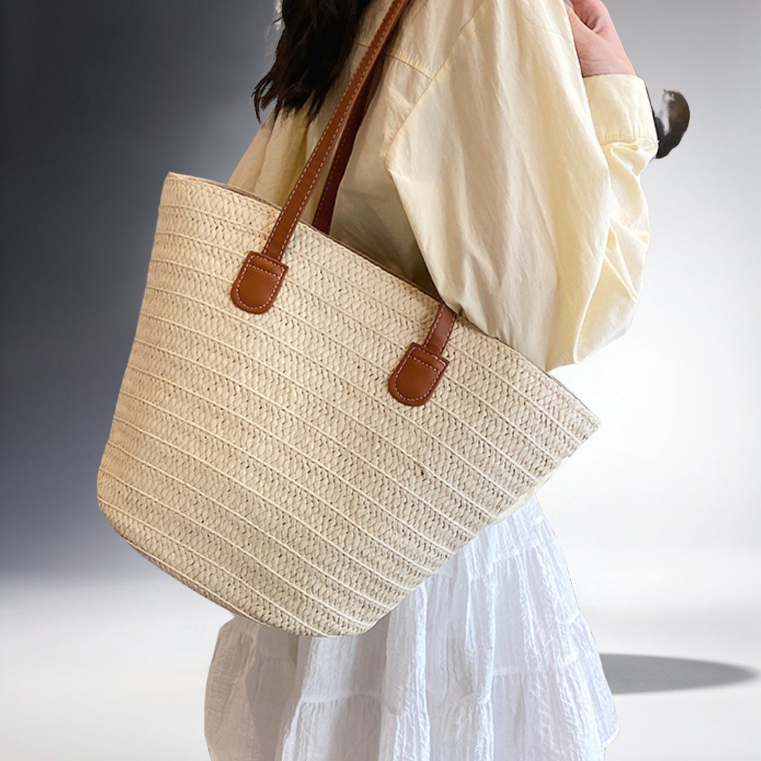 Modern Woven Dumpling Grab Bag, Women's Straw Summer Small Bag, Summer ...