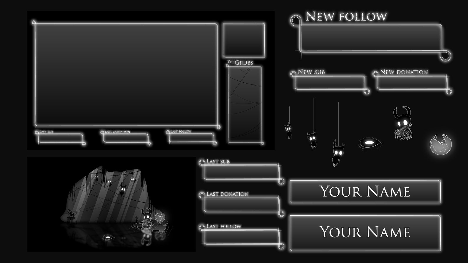 Hollow Knight - Overlay Twitch - Etsy