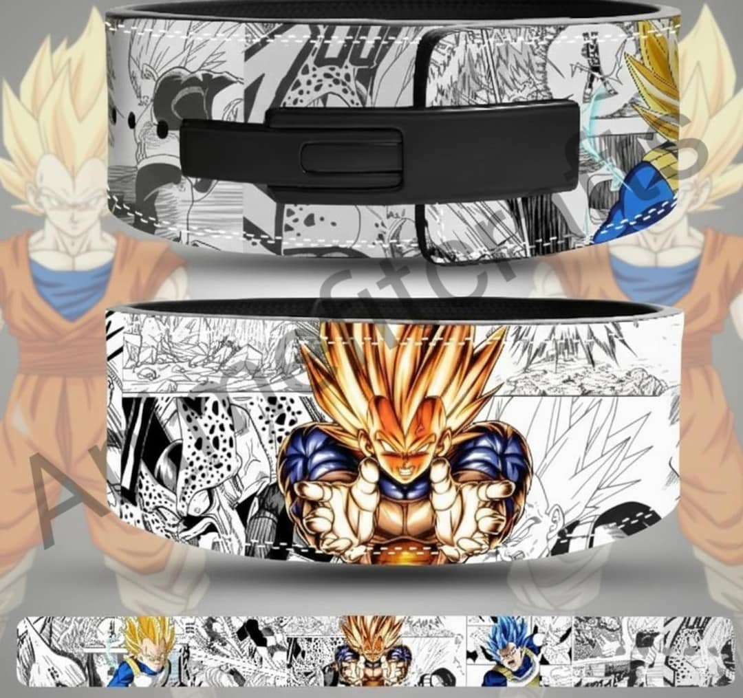 Anime Weightlifting Lever Belt – Vegeta Manga Gym Belt for Powerlifting ...