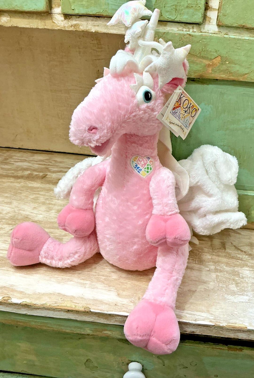 Pink Plush Plushie KOKO Originals Ulysses Understanding Unicorn Angel ...