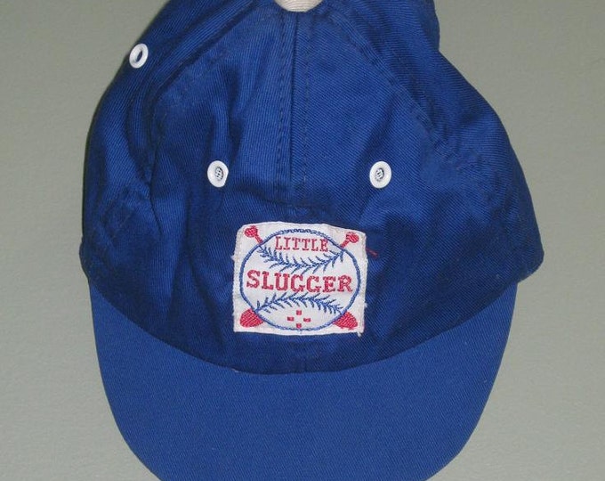 Blue Little Slugger BASEBALL CAP Hat, Children Toddler Boy Girl 2-4T - Etsy