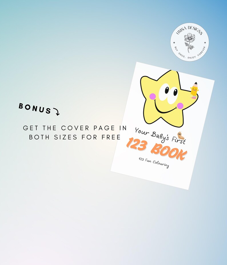 123 Colouring Book | Printable Number Learning | Counting 1-20 ...