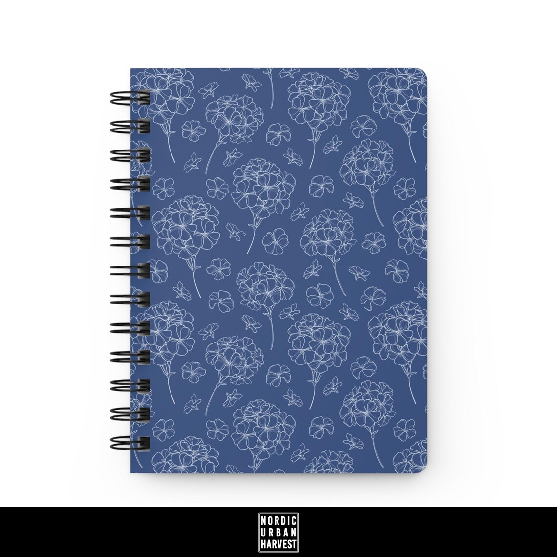 Floral Spiral Bound Notebook | Botanical Stationery | Flowers Journal ...