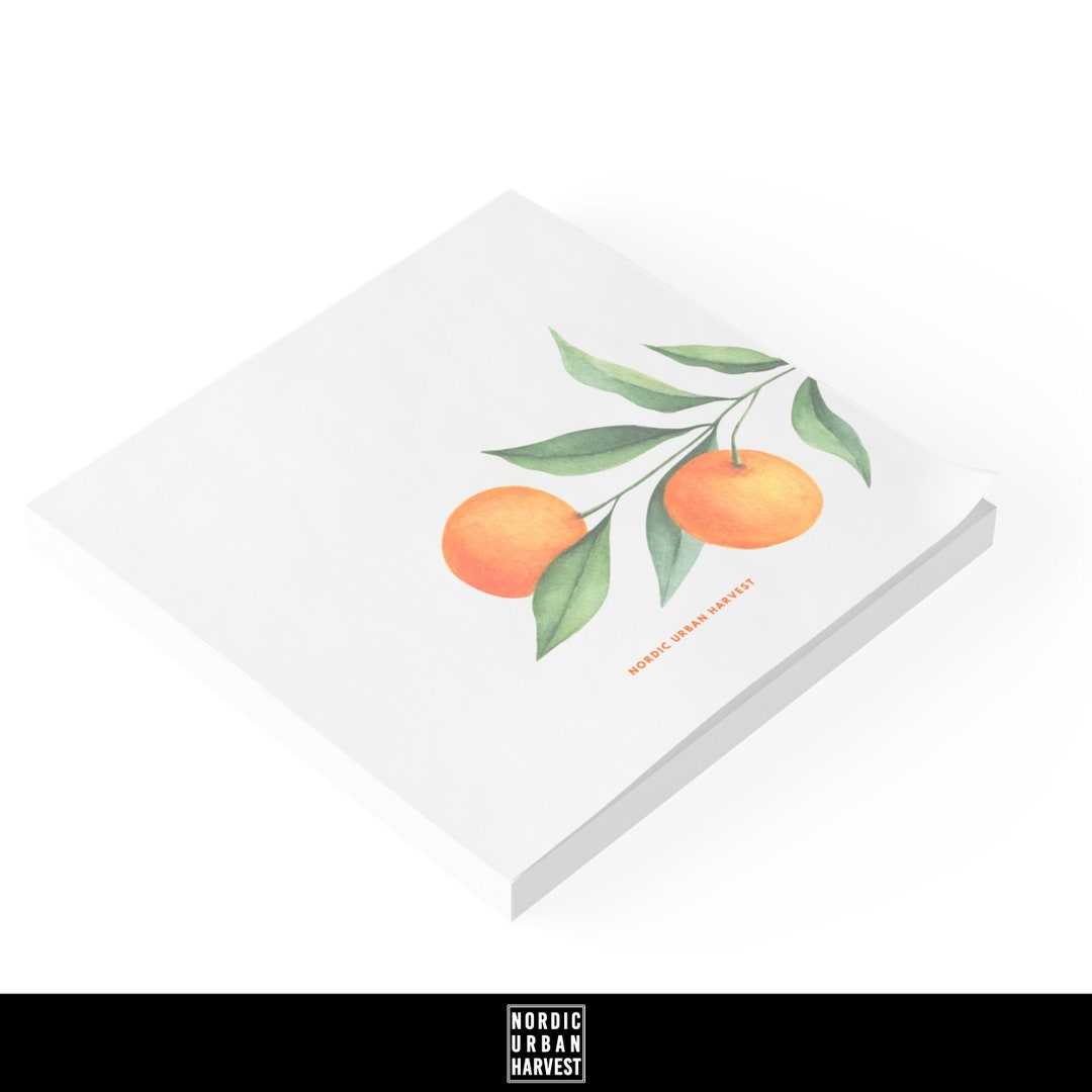 Citrus Orange Tree Sticky Notes | Several Sizes. 3M Post-it Note Pads ...