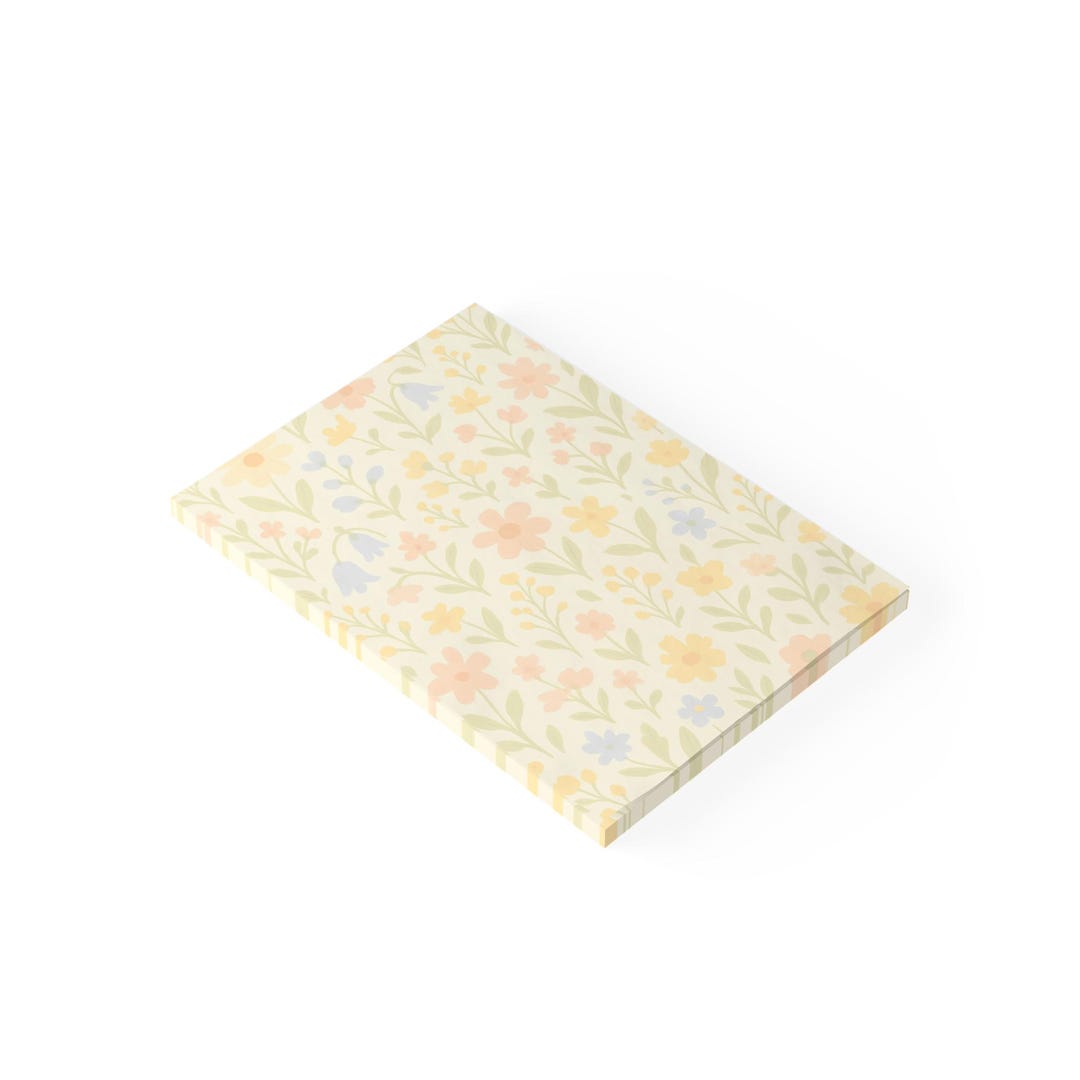 Wildflowers Sticky Notes 4" X 6", Note Pads, Cottagecore Stationery - Etsy