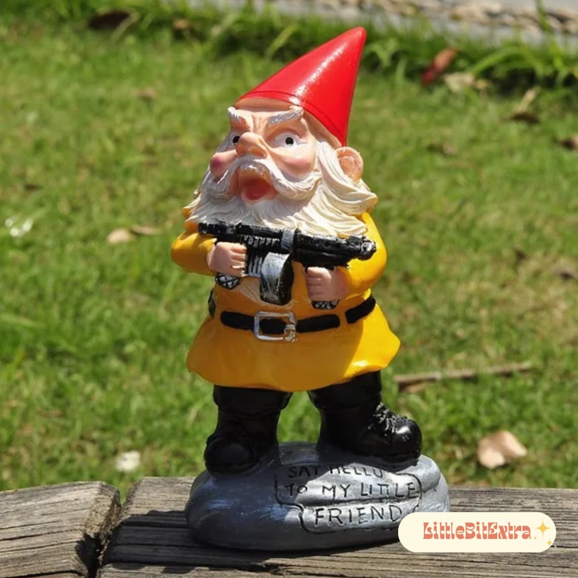 Funny Gnome Military, Resin Garden Gnomes Guns, Unique Army Gnomes ...