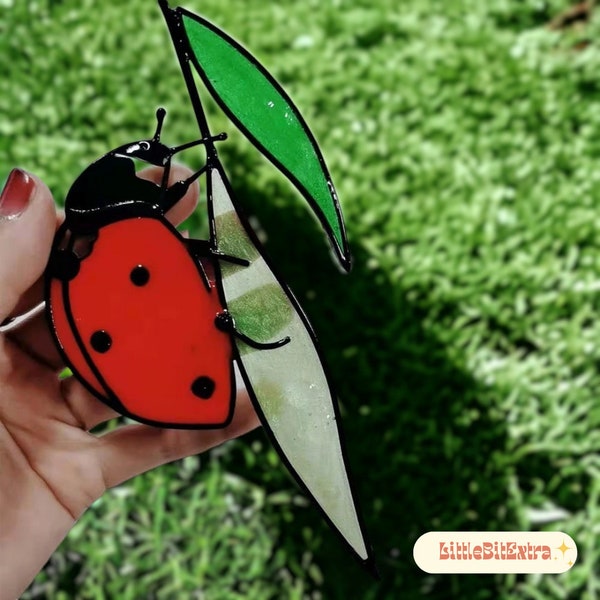 Ladybug Suncatcher - Etsy